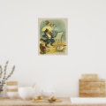 Vintage Hey Diddle Diddle Nursery Rhyme Restored Poster | Zazzle