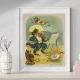 Vintage Hey Diddle Diddle Nursery Rhyme Restored Poster | Zazzle