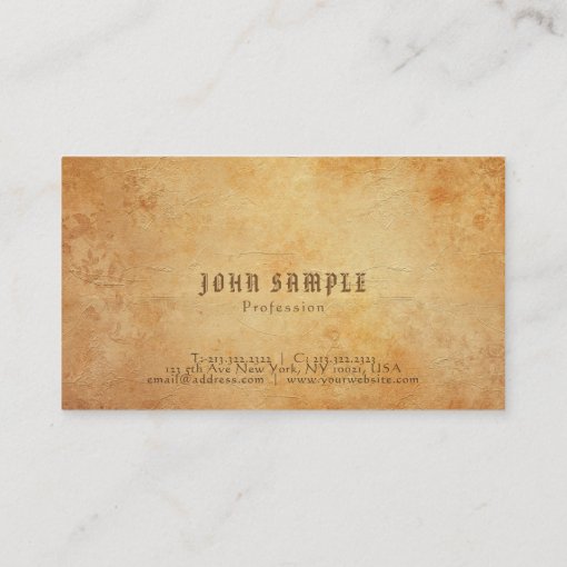 Vintage Historical Creative Design Deluxe Business Card | Zazzle