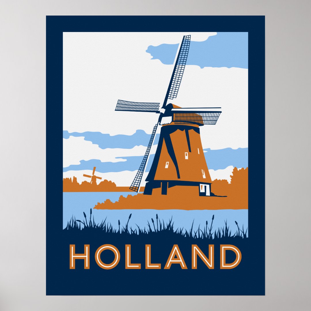 Vintage Holland Poster | Zazzle