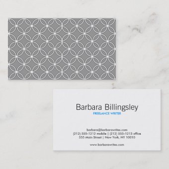 Vintage Hollywood Gray Business Card | Zazzle