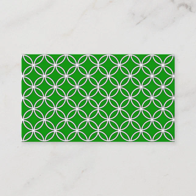Vintage Hollywood Green Business Card | Zazzle