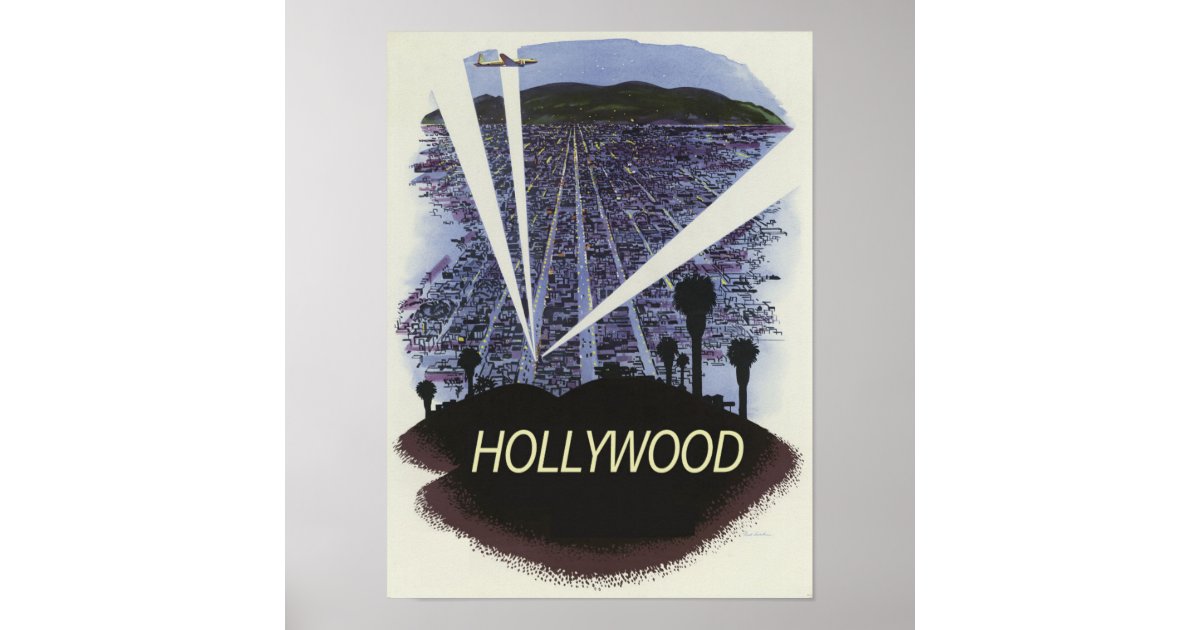 Vintage Hollywood Poster | Zazzle