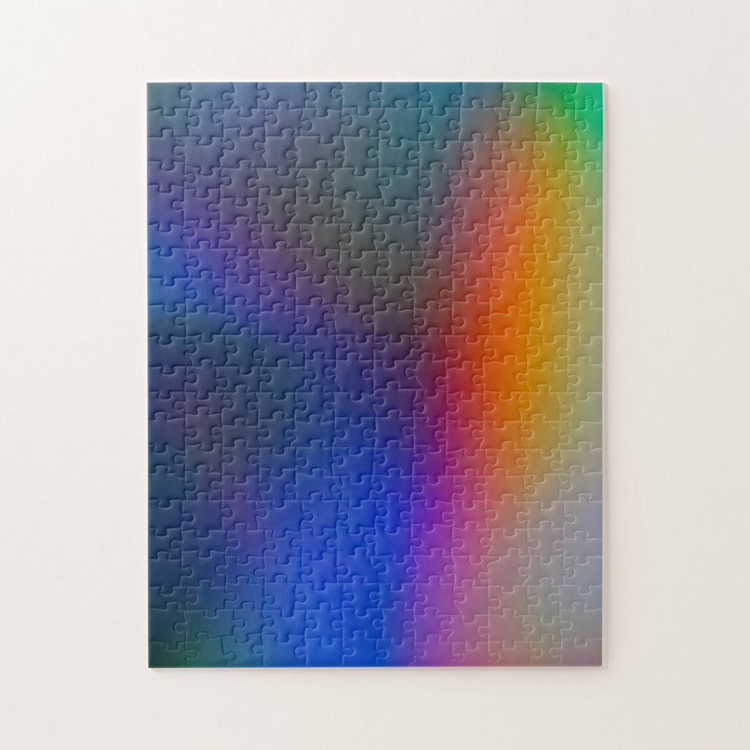 Vintage Holographic Holo Rainbow Gradient Film Jigsaw Puzzle | Zazzle