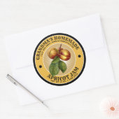 Vintage Homemade Apricot Jam Label Template | Zazzle