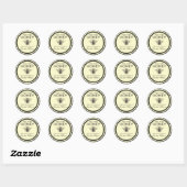 Vintage Homemade Honey Stickers | Zazzle