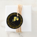 Vintage Homemade Lemon Curd Hang Tag l Black | Zazzle