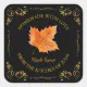 Vintage Homemade Maple Syrup Square Label | Zazzle