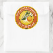 Vintage Homemade Orangecello Label Template | Zazzle