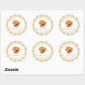 Vintage Homemade Papaya Jam Label l White | Zazzle