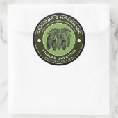 Vintage Homemade Pickled Gherkins Label Template | Zazzle