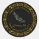Vintage Homemade Rosemary Oil Label l Black | Zazzle
