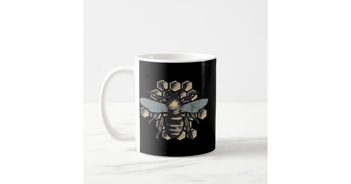 Vintage Honey Beekeeper Retro Honeycomb Bee Lover Coffee Mug | Zazzle