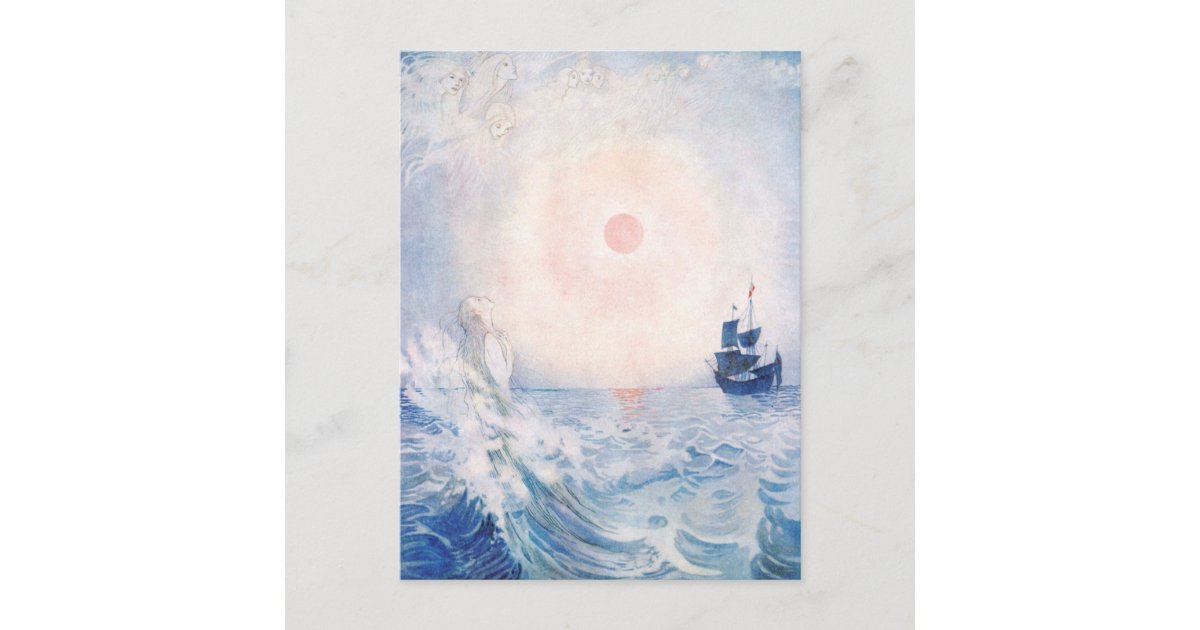Vintage Honor C. Appleton The Little Mermaid Postcard | Zazzle
