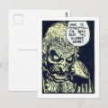 Vintage Horror Comic Panel from The Unseen Postcard | Zazzle