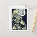 Vintage Horror Comic Panel from The Unseen Postcard | Zazzle