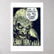 Vintage Horror Comic Panel from The Unseen Poster | Zazzle