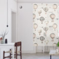 Vintage Hot Air Balloons Sheer Curtains | Zazzle
