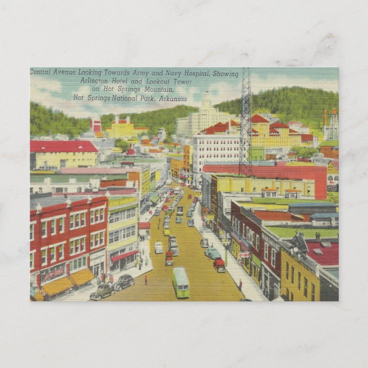 Vintage Hot Springs Arkansas Postcard | Zazzle