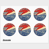 Vintage Hotel & Travel Sticker | Zazzle