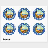 Vintage Hotel & Travel Sticker | Zazzle
