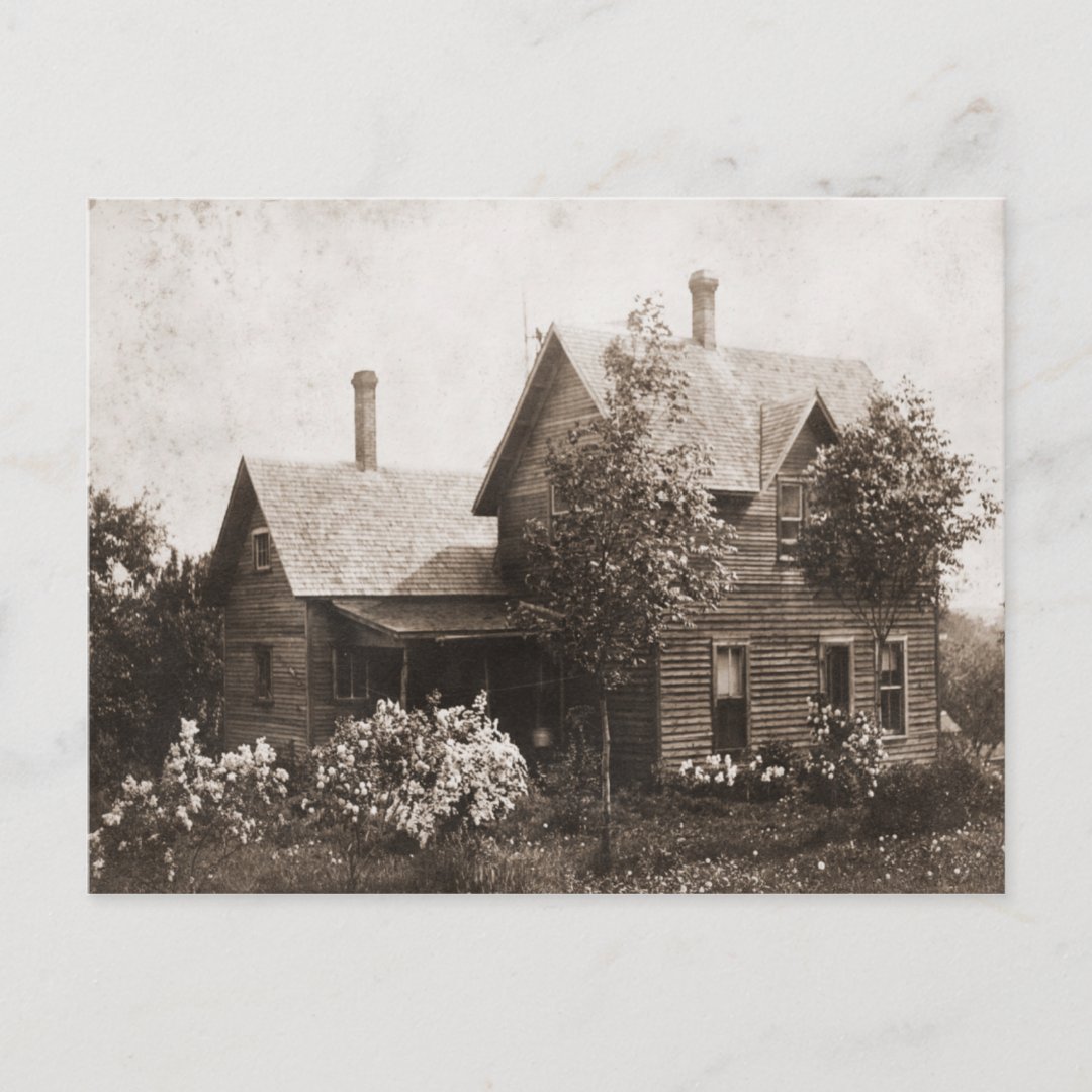 Vintage House Postcard | Zazzle