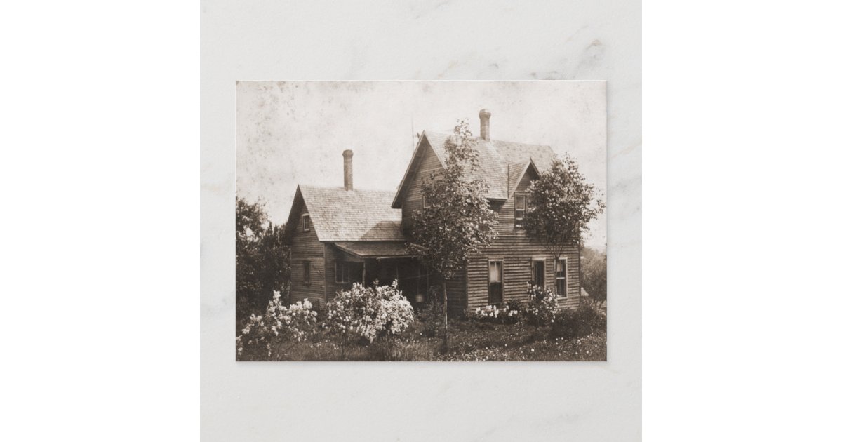 Vintage House Postcard | Zazzle