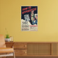 Vintage Hypnotize Advertisement Art Poster | Zazzle