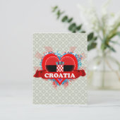 Vintage I Love Croatia Postcard | Zazzle