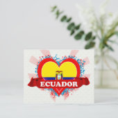 Vintage I Love Ecuador Postcard | Zazzle
