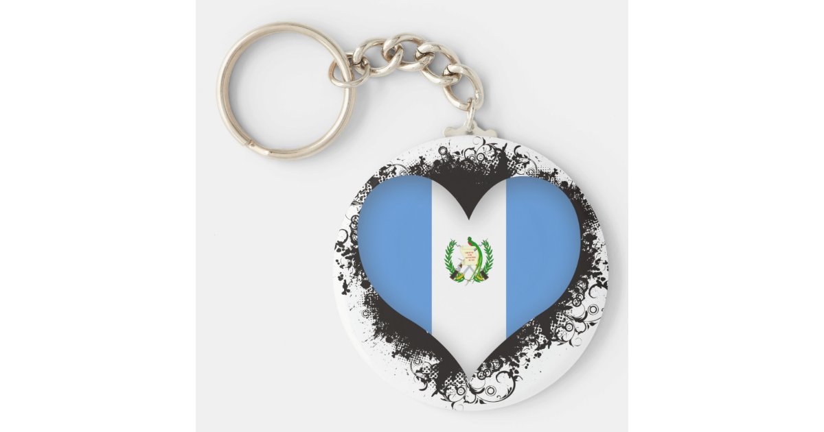Vintage I Love Guatemala Keychain | Zazzle.com
