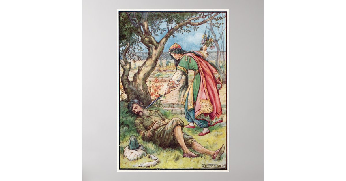 Vintage Illustration Frank C. Pape Poster | Zazzle