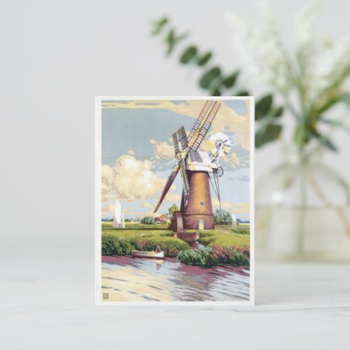 Vintage Illustration Postcard | Zazzle