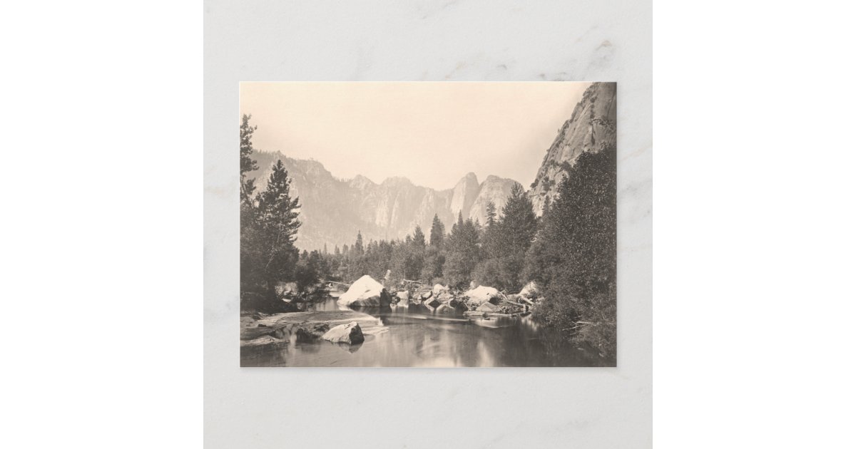 Vintage image of Yosemite National Park Postcard | Zazzle