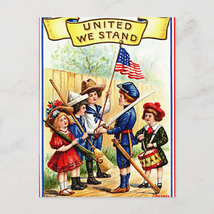 Vintage Independence Day Postcard | Zazzle