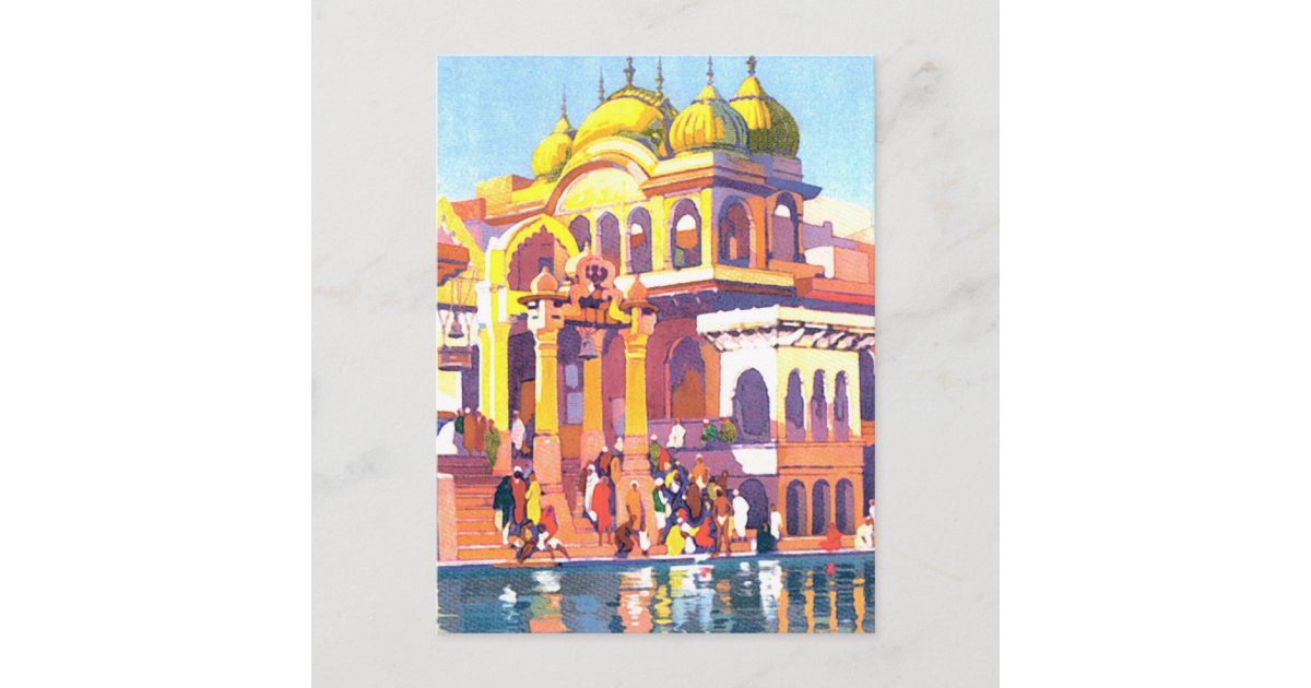 Vintage India Postcard | Zazzle
