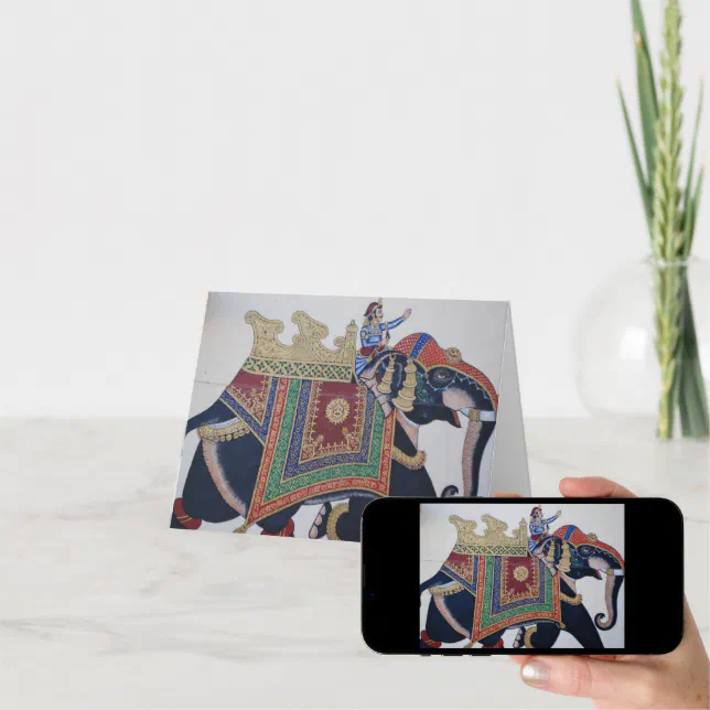 Vintage Indian Elephant - Note Card | Zazzle