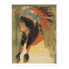Native American woman in traditional clothing Postcard | Zazzle.com