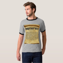 Vintage Ineptocracy Definition T-Shirt | Zazzle