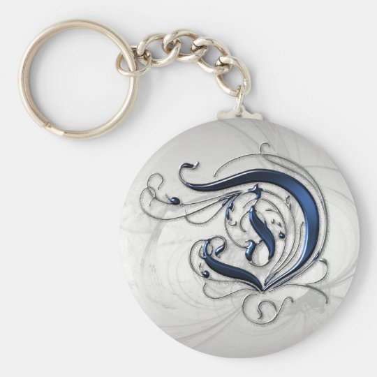 Vintage Initial D Keychain | Zazzle.com
