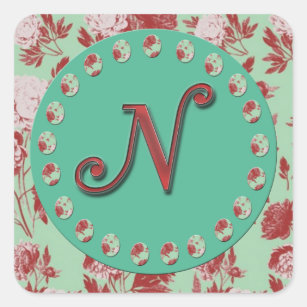 Letter N Stickers | Zazzle