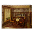 Vintage Interior Design Homes of 1915 Calendar | Zazzle