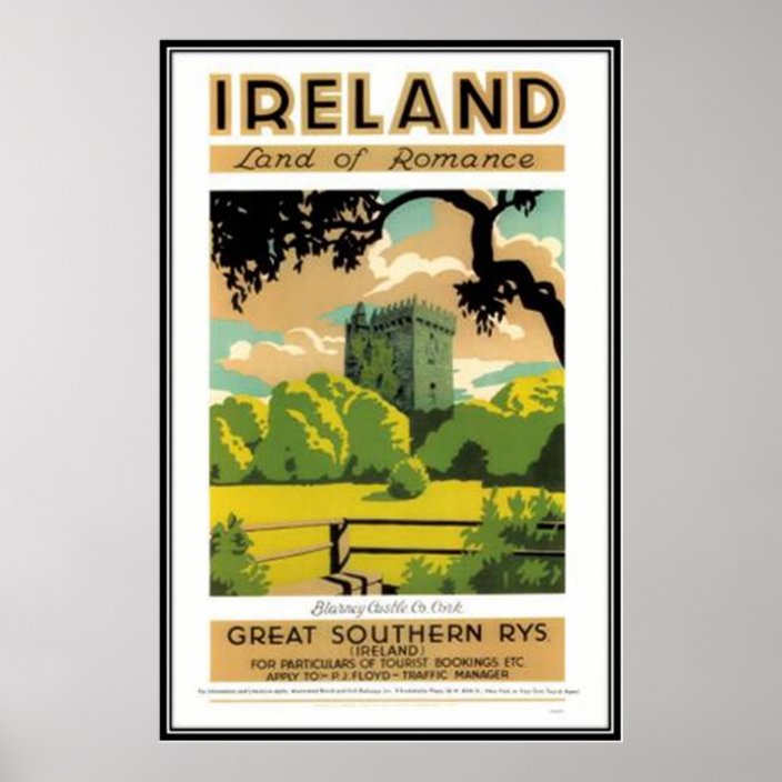 Vintage Ireland - Poster | Zazzle.com