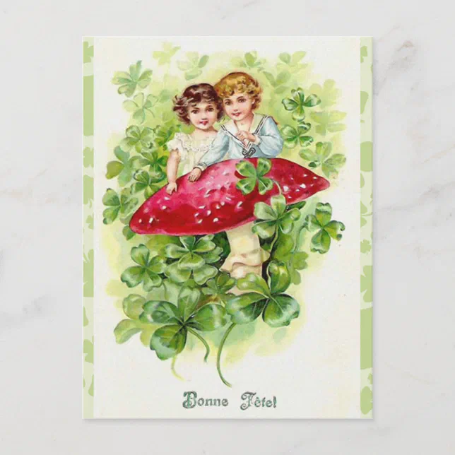 Vintage Irish Bonne Fefel Greetings Postcard | Zazzle