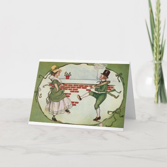 Vintage Irish Jig St. Patrick's Day Card | Zazzle.com