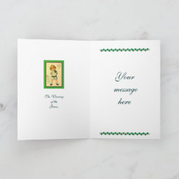 Vintage Irish Laddie - St. Patrick's Greeting Card | Zazzle