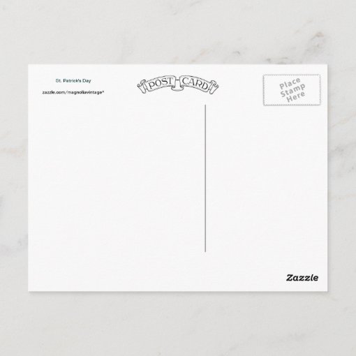 Vintage Irish Laddie - St. Patrick's Greeting Postcard | Zazzle