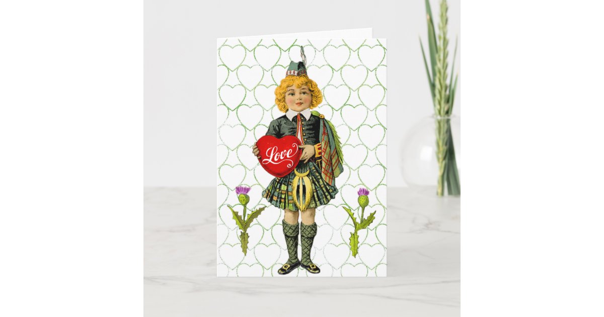 Vintage Irish Valentine's Day Card | Zazzle