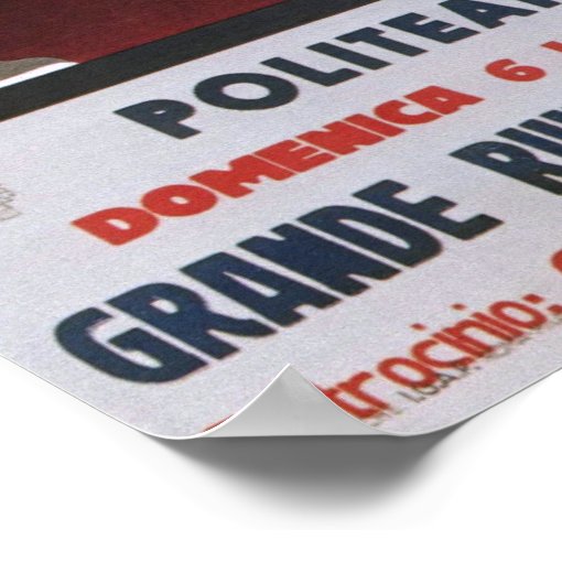 Vintage Italian Boxing Poster | Zazzle