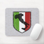Vintage Italian Flag Boot Mousepad | Zazzle
